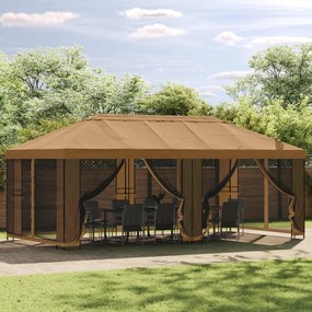 Rám altánu bez látky altánu 6 x 3 m Černá Ocel 3375981