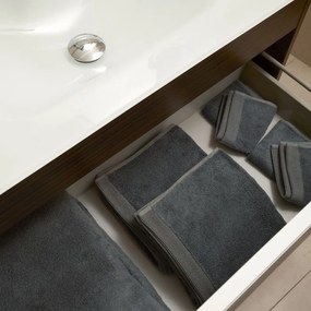 SCANquilt modalový ručník MODAL SOFT tmavě šedá žínka 15 x 21 cm