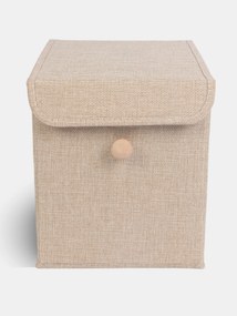 Sinsay - Úložný box s víkem a úchytkou - béžová