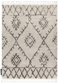 Dywany Łuszczów, Kusový koberec Berber Fez G0535 cream and brown, 160x220, béžová, ložnice