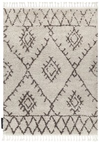 Dywany Łuszczów, Kusový koberec Berber Fez G0535 cream and brown, 200x290, béžová, ložnice