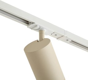 Moderní kolejnicový systém s 5 bodovými světly bílý s béžovou 1-fázový GU10 70mm - Iconic Jeana Luxe