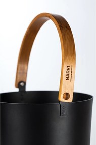 Narvi Black vědro hliníkové černé 6,5L