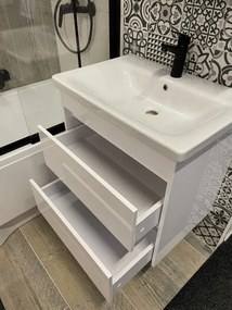 Lavedo Luton Otto II. 65 White koupelnová skříňka s umyvadlem