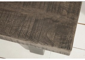 Massive home | Konferenční stolek IRON CRAFT 100 CM GREY masiv mango