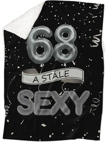 Deka Stále sexy – Černá (věk: 68, Podšití beránkem: ANO)