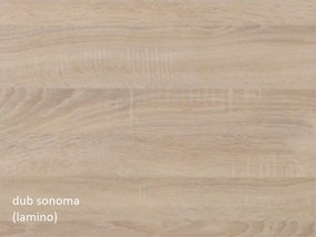 MAXIVA Šatní skříň - NERO 120, dub sonoma