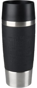 Tefal | Tefal - Cestovní hrnek 360 ml TRAVEL MUG nerez/černá | GS0238