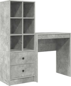 Stůl Betonově šedá 115,5 x 40 x 127 cm 2 ks 3337308