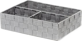 Šedý koupelnový organizér Compactor Stan, 32 x 25 cm