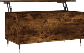 vidaXL Konferenční stolek 90 x 44,5 x 45 cm kompozitní dřevo [830969] Barva: Černá