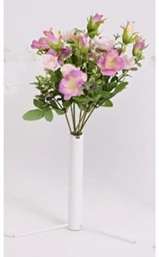 kytice z mini planých růží, 29 cm, sv fialová - 29 cm