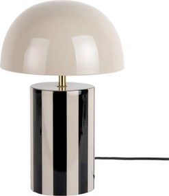 Černá/taupe kovová stolní lampa (výška 34 cm) Rayado – Leitmotiv