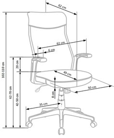 Kancelářská židle ARCTIC Halmar
