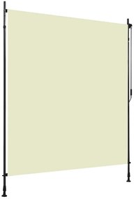 Venkovní roleta 200 x 270 cm krémová 145942