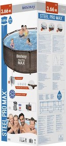 Bestway Bazénový set Steel Pro MAX Deluxe Series kruhový 366 x 100 cm