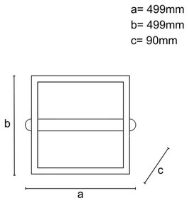 LED Stmívatelné stropní svítidlo LED/60W/230V 3000-6500K + dálkové ovládání