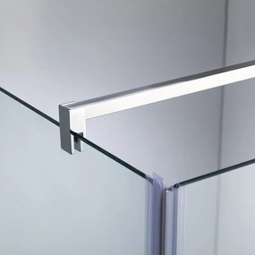 BPS-koupelny Čtvercový sprchový kout HYD-SK1390B 90x90 chrom/transparent - bez vaničky