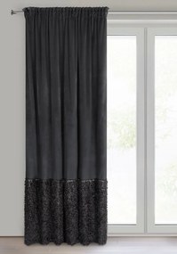 ZATEMŇOVACÍ ZÁVĚS NA PÁSCE MARION 2 140X270 CM ČERNÁ