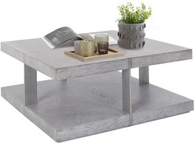 Danish style Konferenční stolek Veranzo, 100 cm, stříbrná