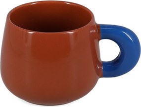 Tmavě hnědý hrnek z kostního porcelánu 470 ml Coco – ONA