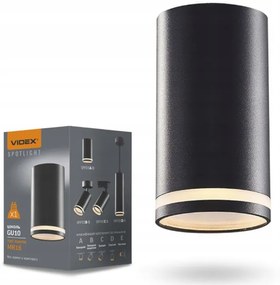 VIDEX LED stropní bodové svítidlo 1xGU10 - černé