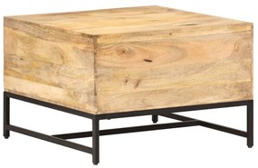 Konferenční stolek 67 x 67 x 45 cm masivní mangovníkové dřevo,  320375