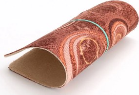 ITC, Metrážový koberec Drops 43, na míru, šíře 4m,5m, hnědá, filc, chodba / předsíň