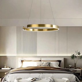 Toolight Toolight, LED stropní osvětlení 60cm, 60W, 3000K, LHJ053-CP1 C, zlatá matná, OSW-50027