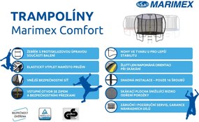 Marimex Comfort 366 cm + ochranná síť + schůdky