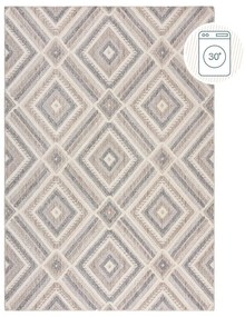 Šedobéžový pratelný koberec 116x170 cm Beckett – Flair Rugs