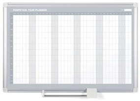 Bi-Office Roční plánovací tabule na zeď LUX, magnetická, dny, 900 x 600 mm