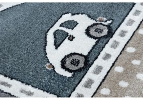 Dětský kusový koberec Ulice ve městě šedý 160x220cm