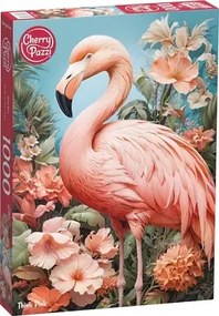 CHERRY PAZZI Puzzle Plameňák / 1000 dílků / 50 x 70 cm
