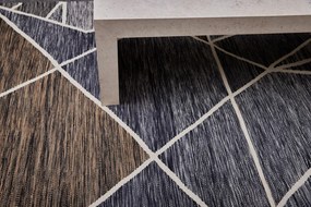 Diamond Carpets India, Ručně vázaný kusový koberec DaVinci's Ermine DESP P93 Mix, 80x150, šedá, chodba / předsíň