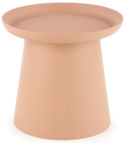 Minimalistický konferenční stolek Kulatý Růžový TATHAN