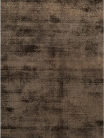Hnědý ručně tkaný koberec z viskózy 80x150 cm Noemi – Vikosa