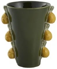 Váza Se Šneky - Černá - Keramika