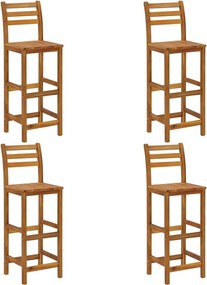 5dílný zahradní barový set masivní akáciové dřevo 3116005