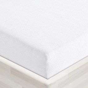 Froté napínací prostěradlo FR-031 Bílé 200 x 220 - výška 20 cm
