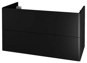 Mereo Siena, kúpeľňová skrinka 100 cm, černá mat CN442S