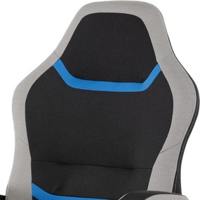 Dětská otočná židle černá KA-L611 BLUE