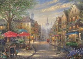 SCHMIDT Puzzle Kavárna v Mnichově / 1000 dílků / 69,3 × 49,3 cm