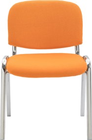 Konferenční židle Ken C látka – oranžová