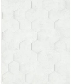 Vliesová tapeta bílo-šedá geometrická MA934157 / Tapety na zeď Loft superior (0,53 x 10,05 m) Marburg