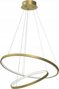 Milagro Závěsná lampa Hoop Gold 51W Led Moderní Led 1 ks