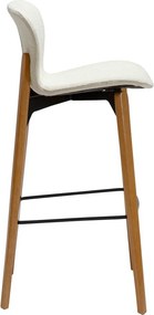 Krémová barová židle (výška sedáku 77,5 cm) Paragon – DAN-FORM Denmark