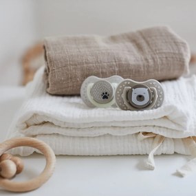 LOVI Dudlík svítící silikonový dynamický BUDDY BEAR 0-6m 2ks