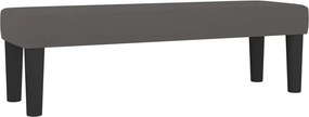 Box spring postel s matrací šedá 140x200 cm umělá kůže 3137669