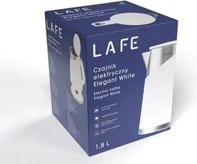 Lafe Elegant bílá / Rychlovarná konvice / 1800 W / 1,8 l